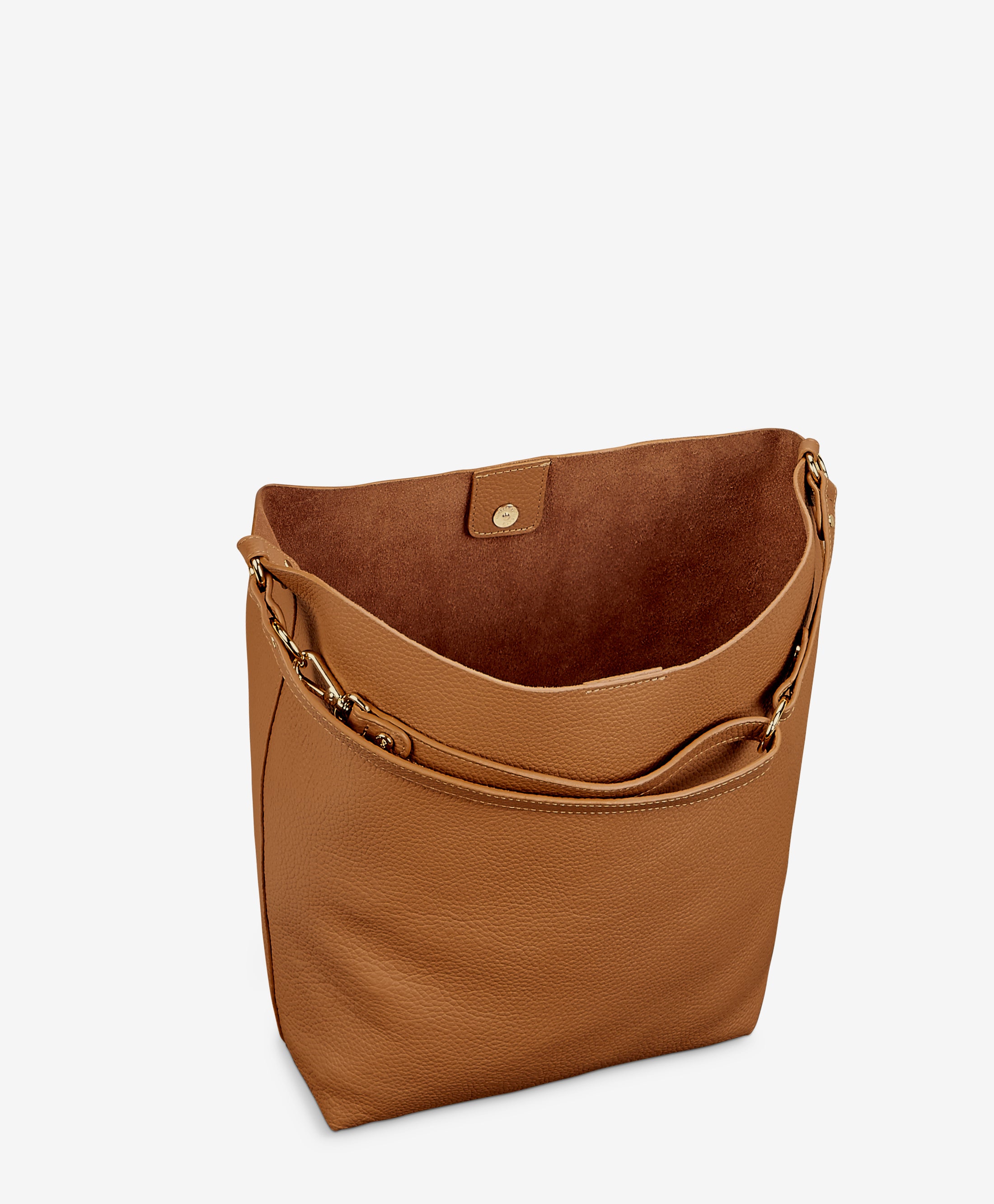 Addison Hobo | Tan Pebble Grain Leather