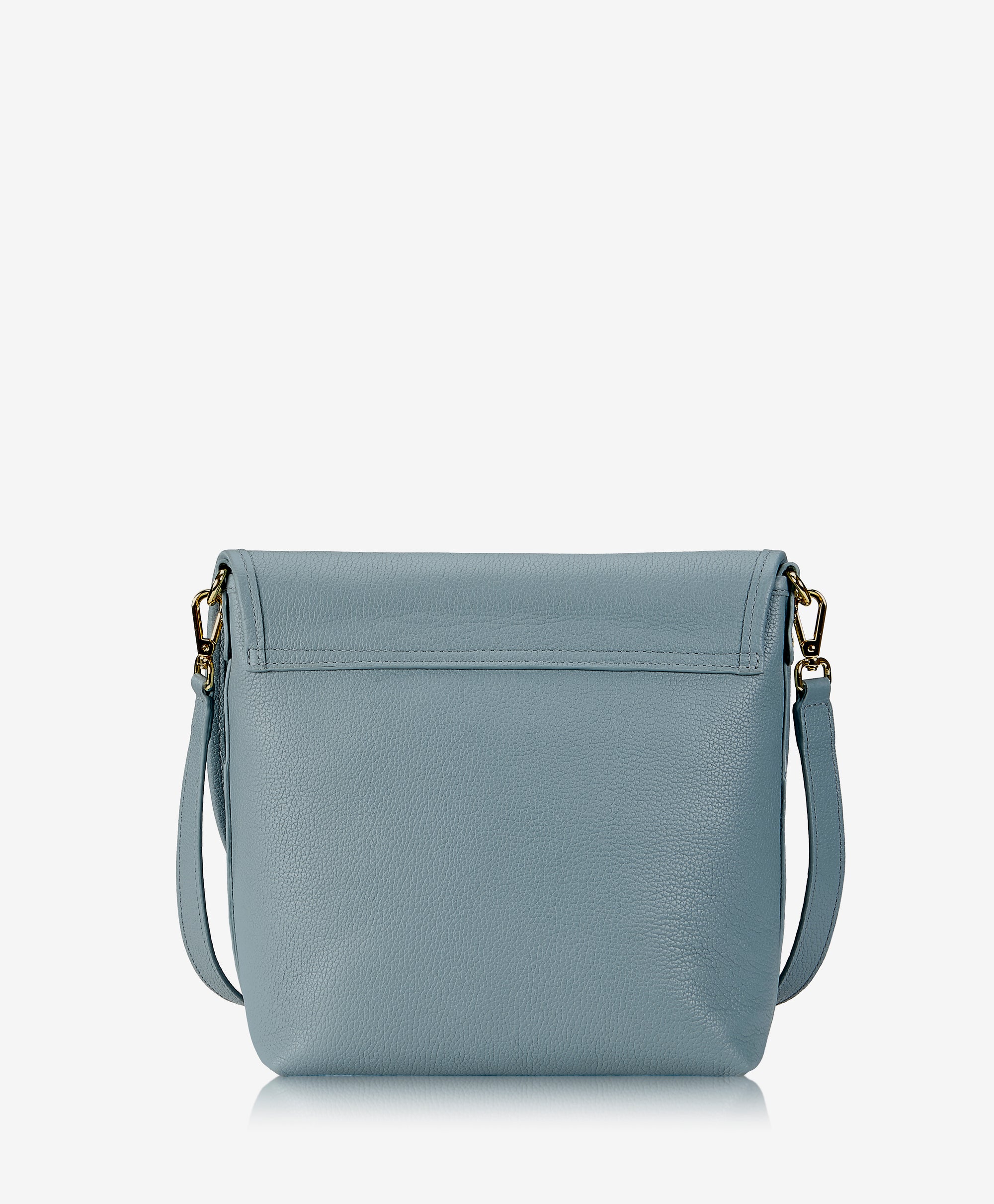 Andie Crossbody | Slate Blue Pebble Grain Leather