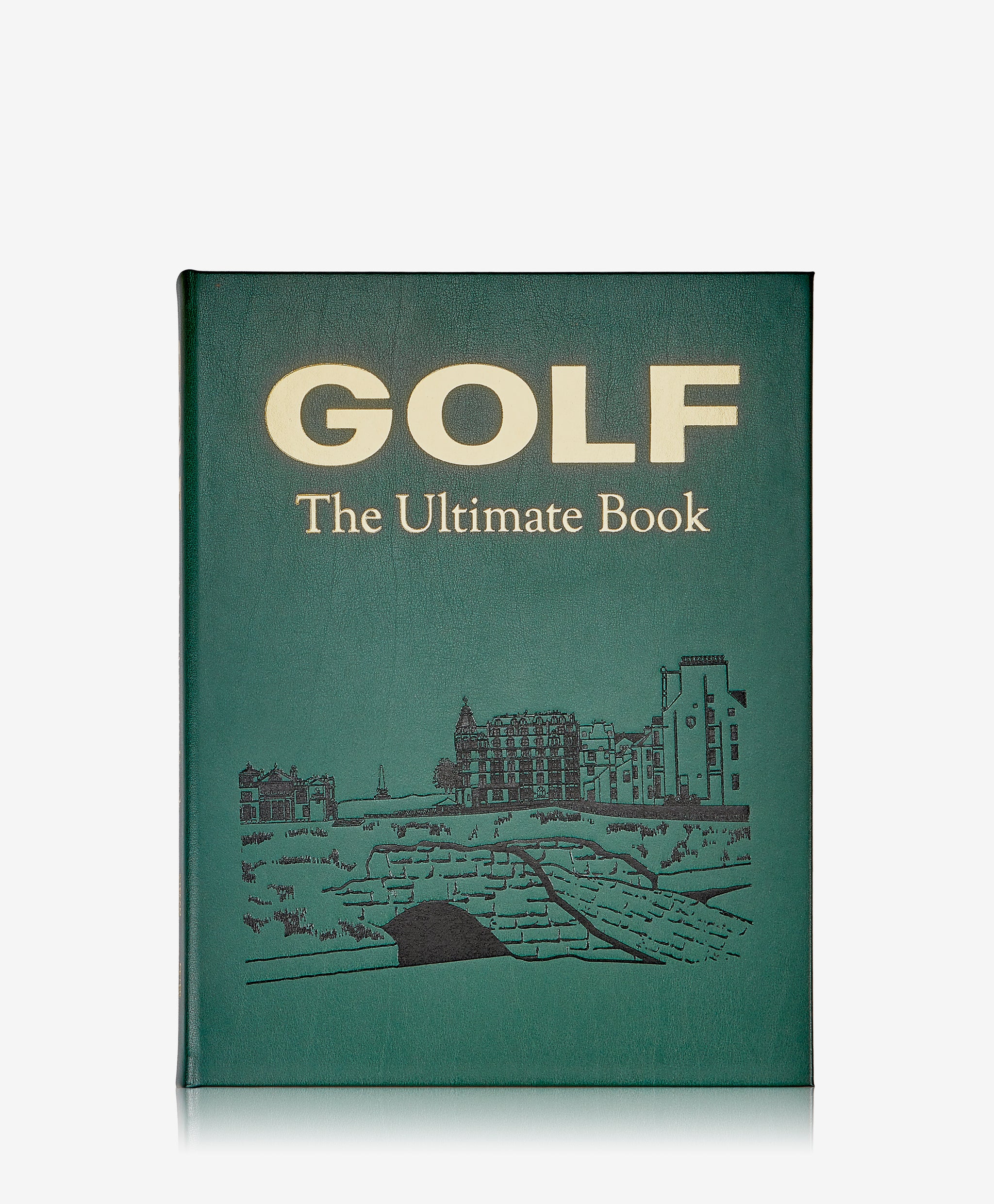 Golf: The Ultimate Book | Green Bonded Leather