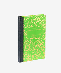 Composition Notebook | Neon Lime and Gold