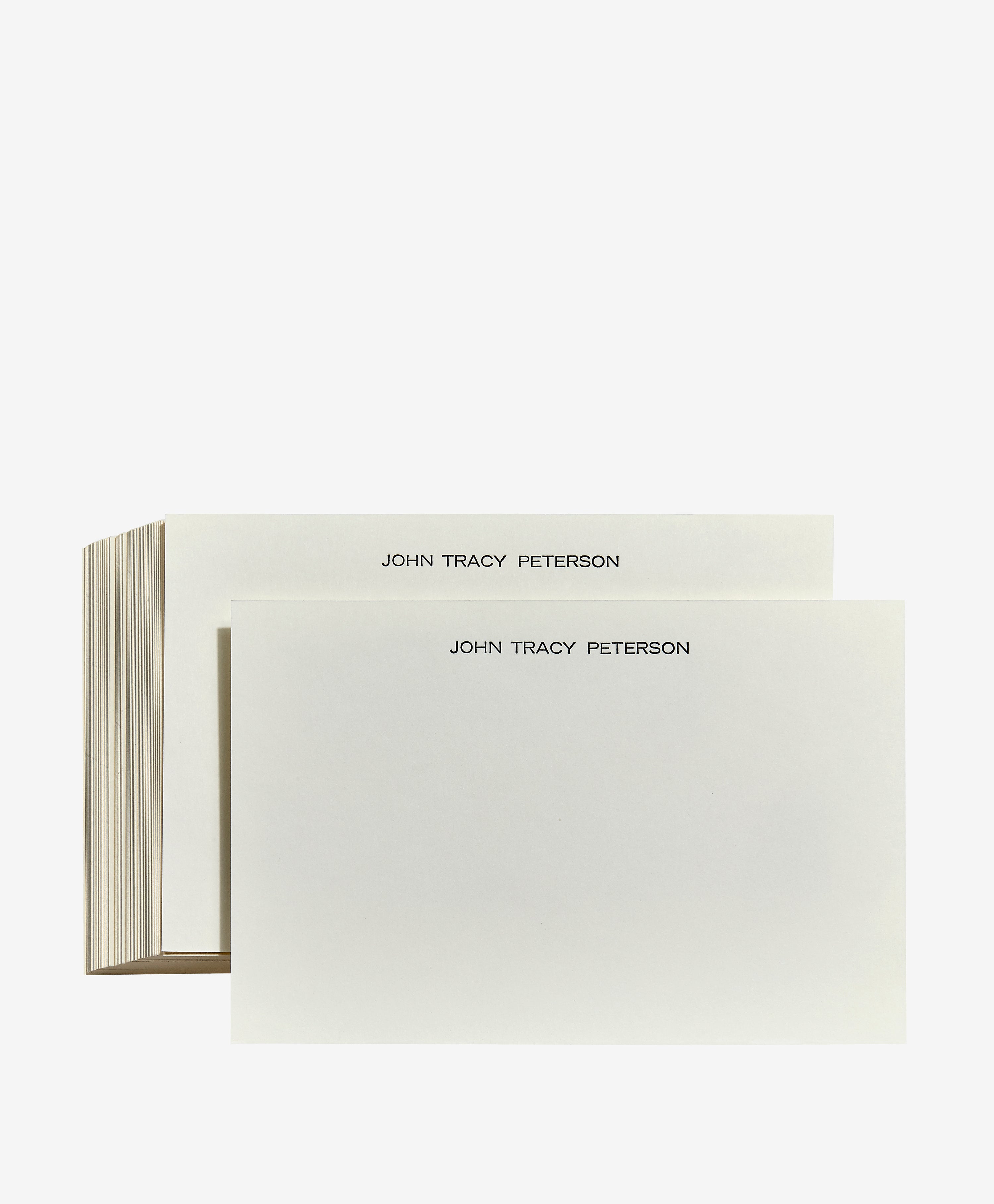 Personalized Memo Tray Cards, Refills | Leather Memo Tray