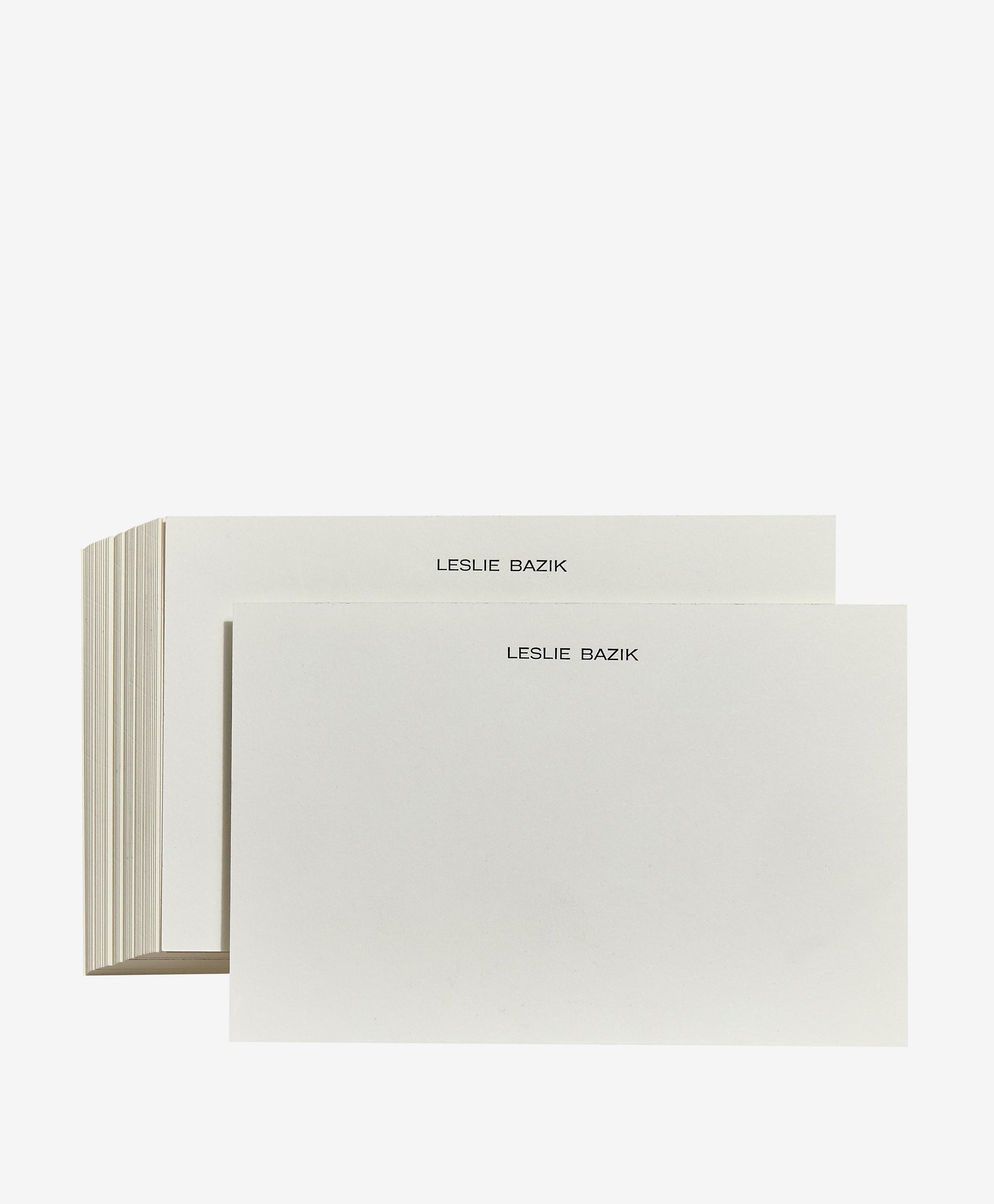 Personalized Memo Tray Cards, Refills | Leather Memo Tray