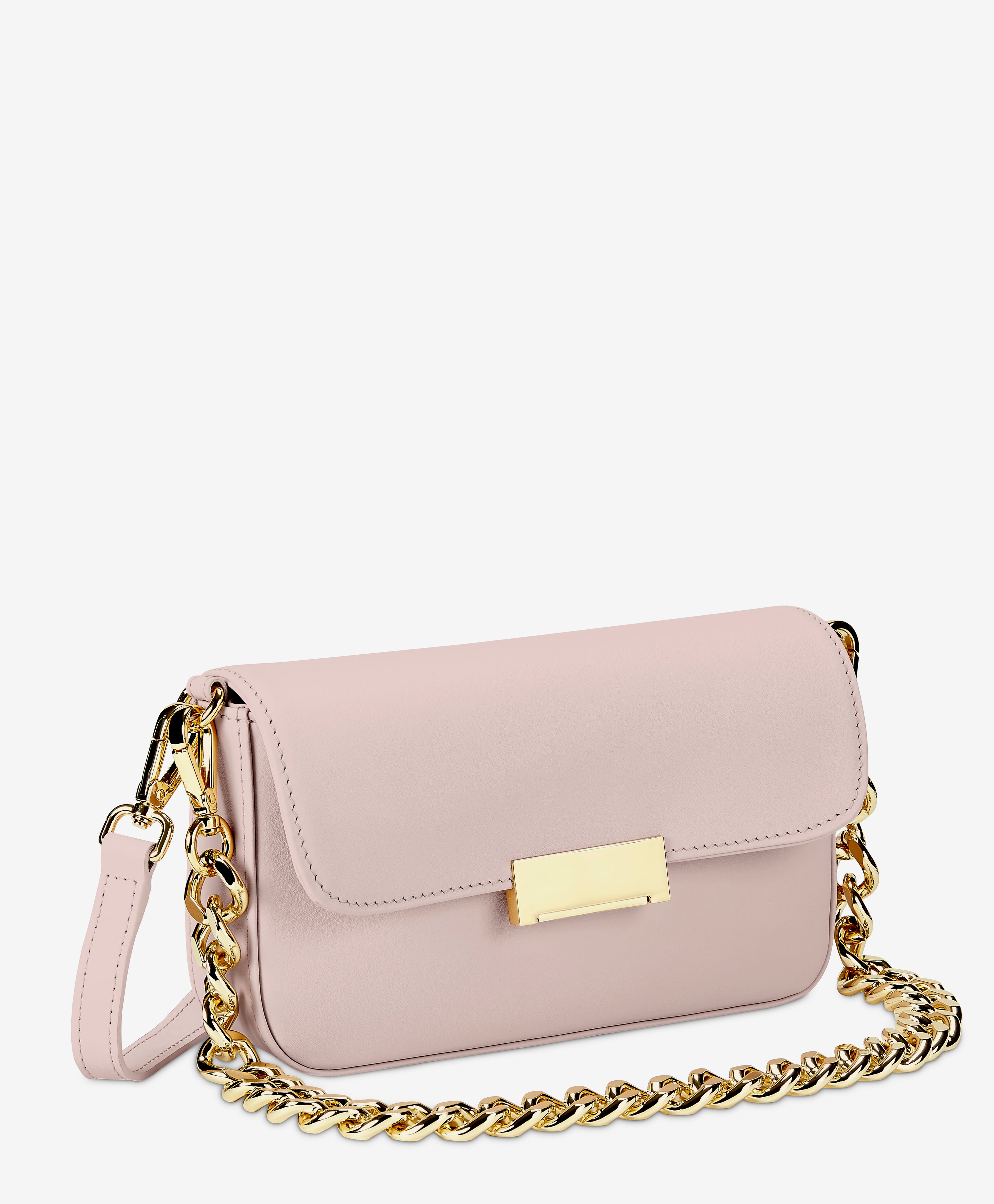 Edie Shoulder Bag | Nude European Calfskin Leather