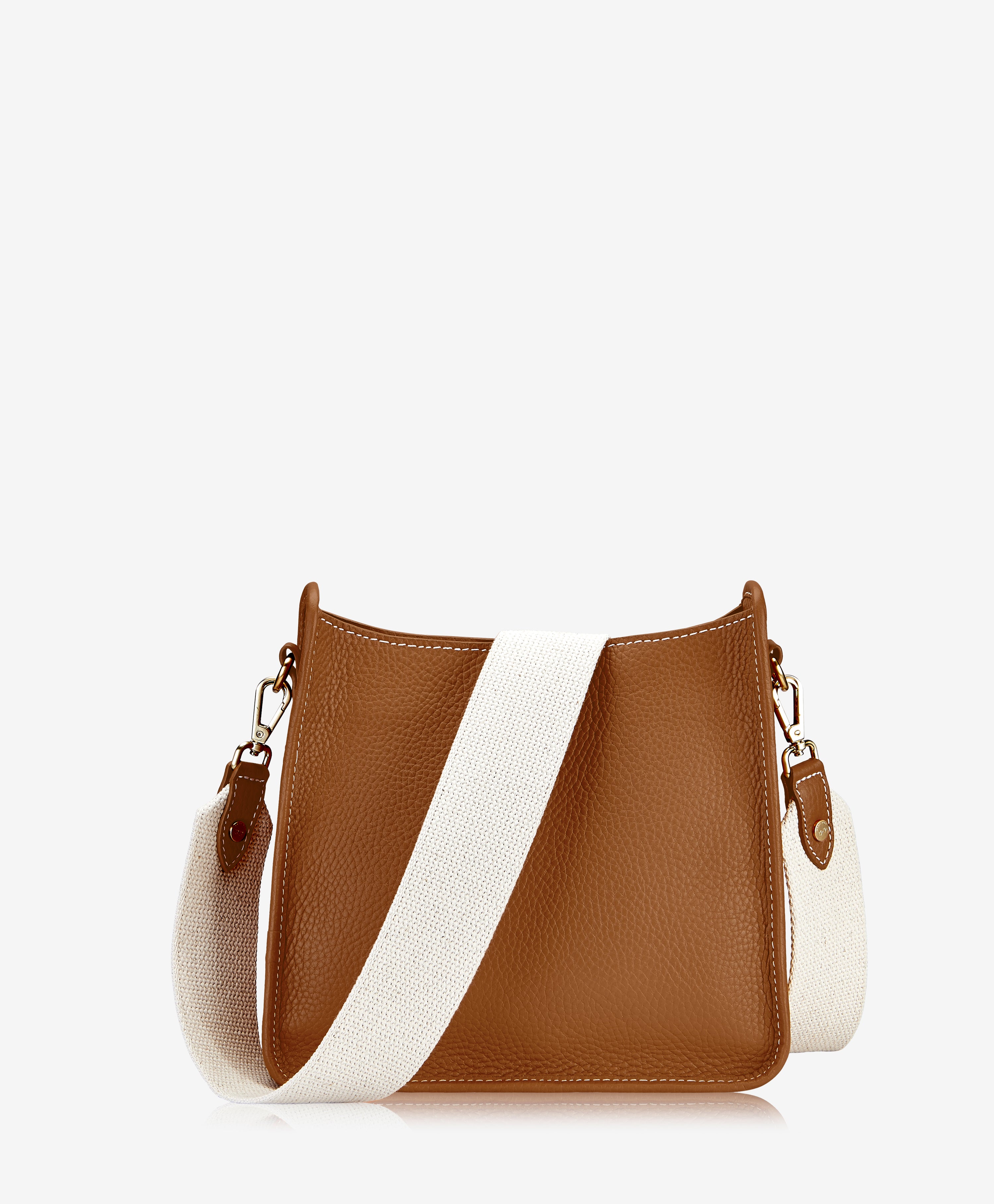 Elle Crossbody | Tan Pebble Grain Leather