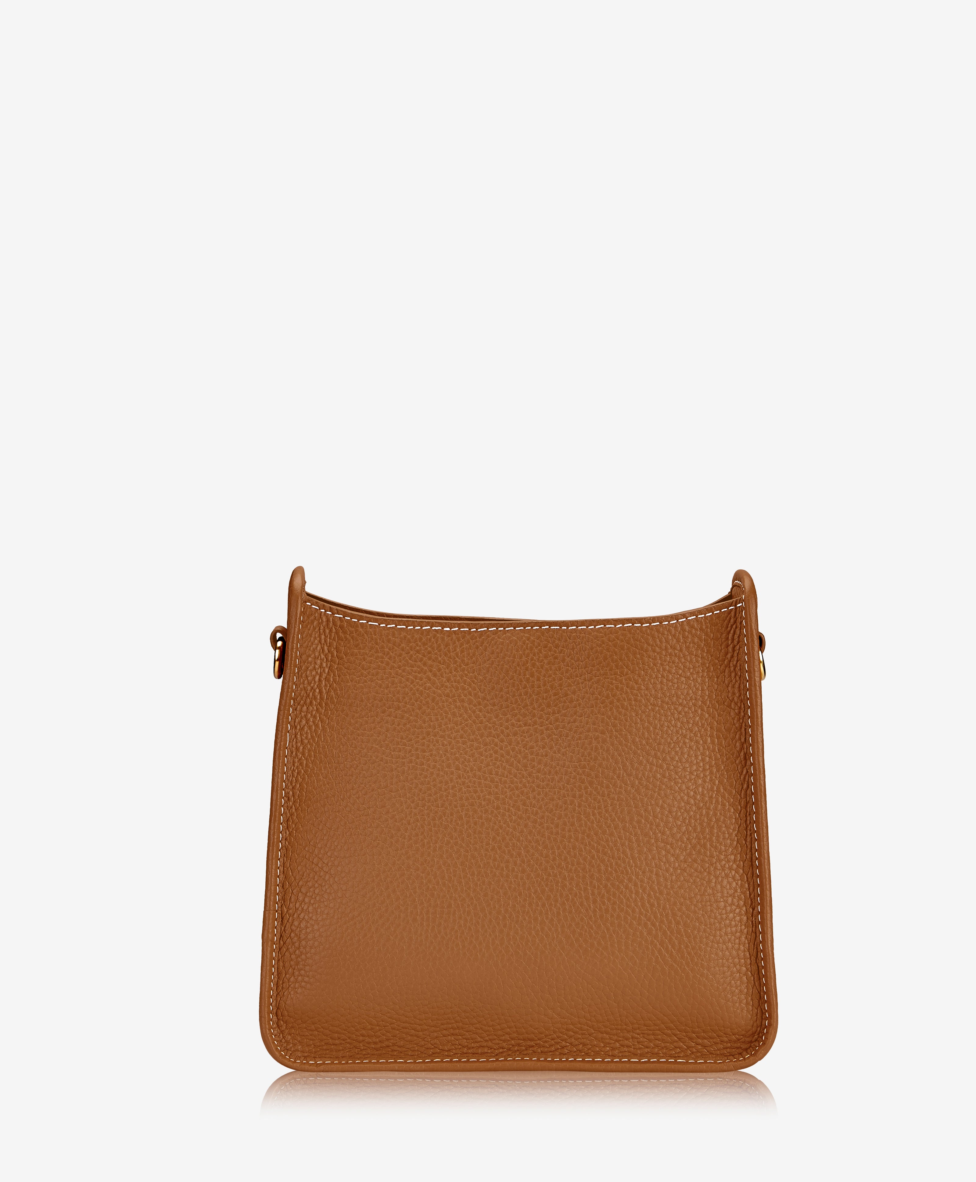 Elle Crossbody | Tan Pebble Grain Leather