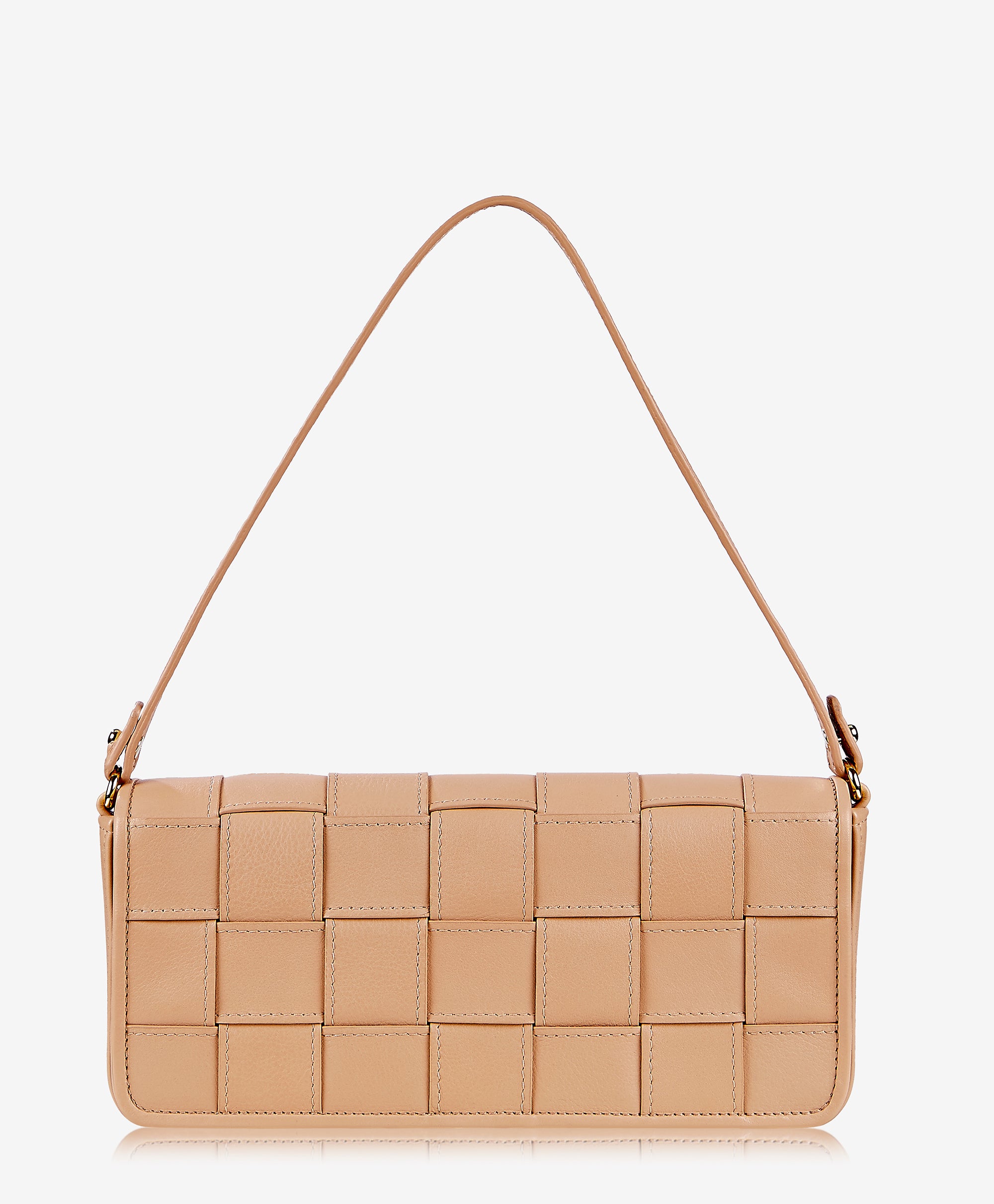 Juliette Shoulder Bag | Cappuccino European Calfskin Leather