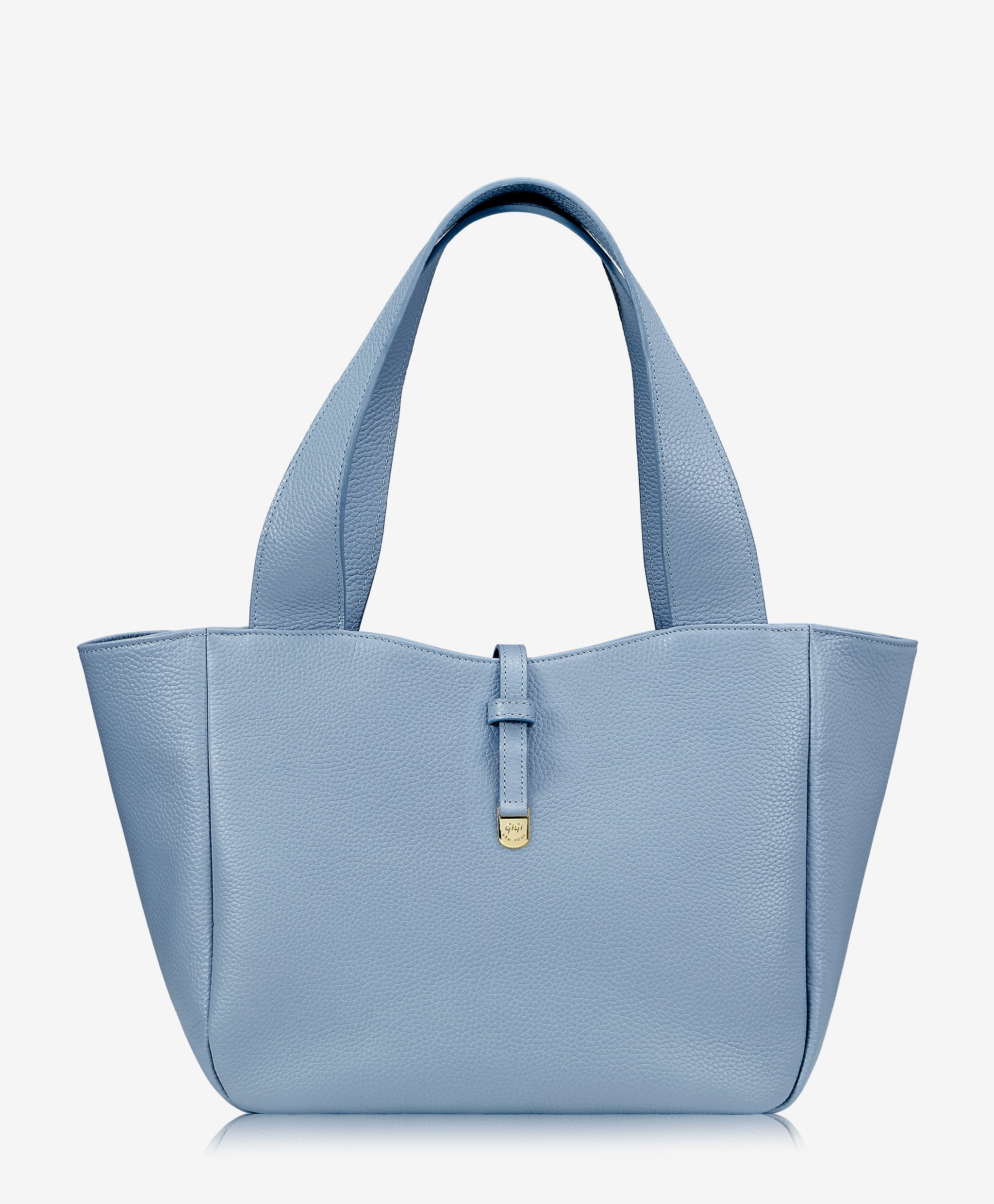 Mercer Tote | Coastal Blue Pebble Grain Leather