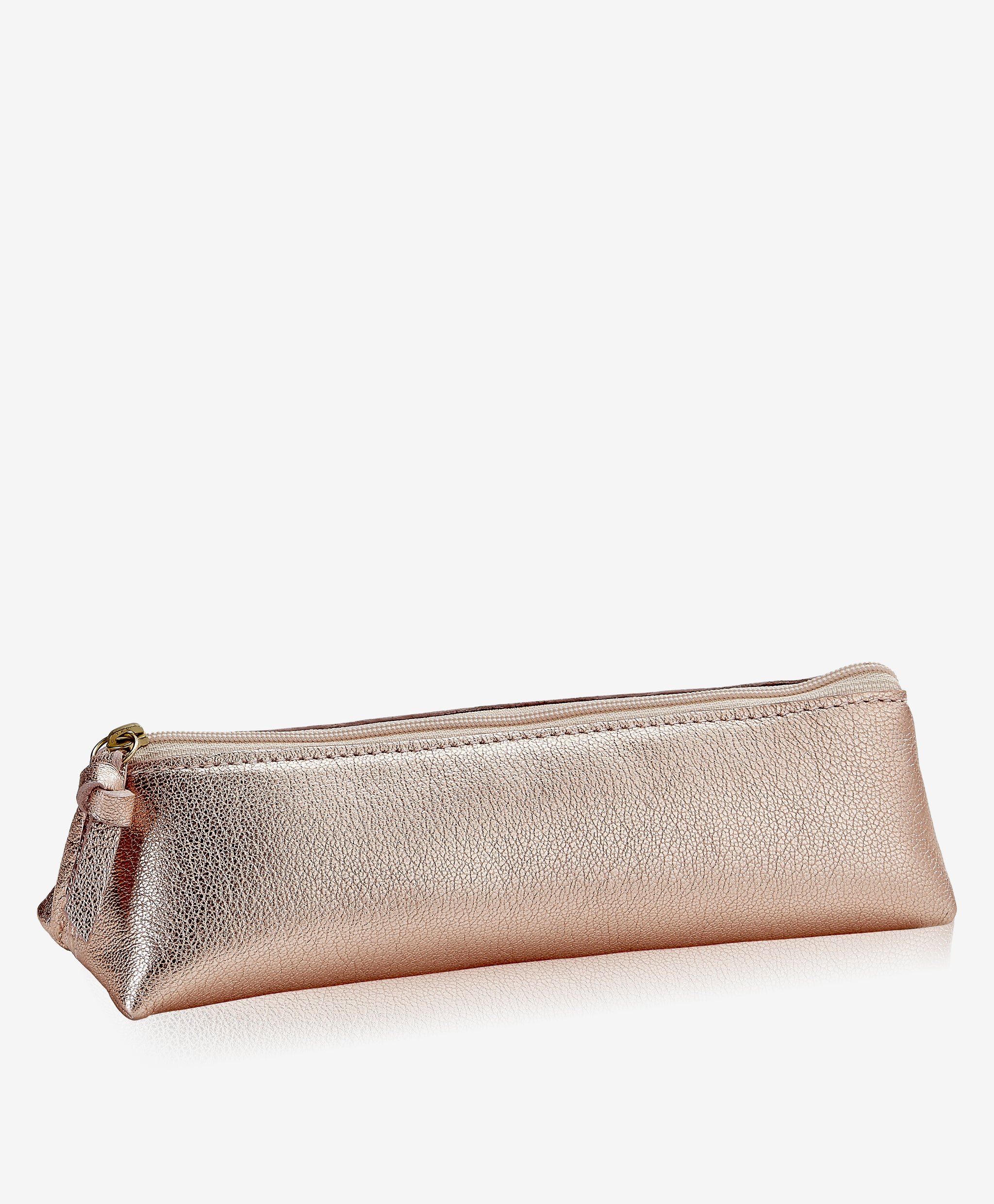 Essentials Case | Rose Gold Metallic Leather