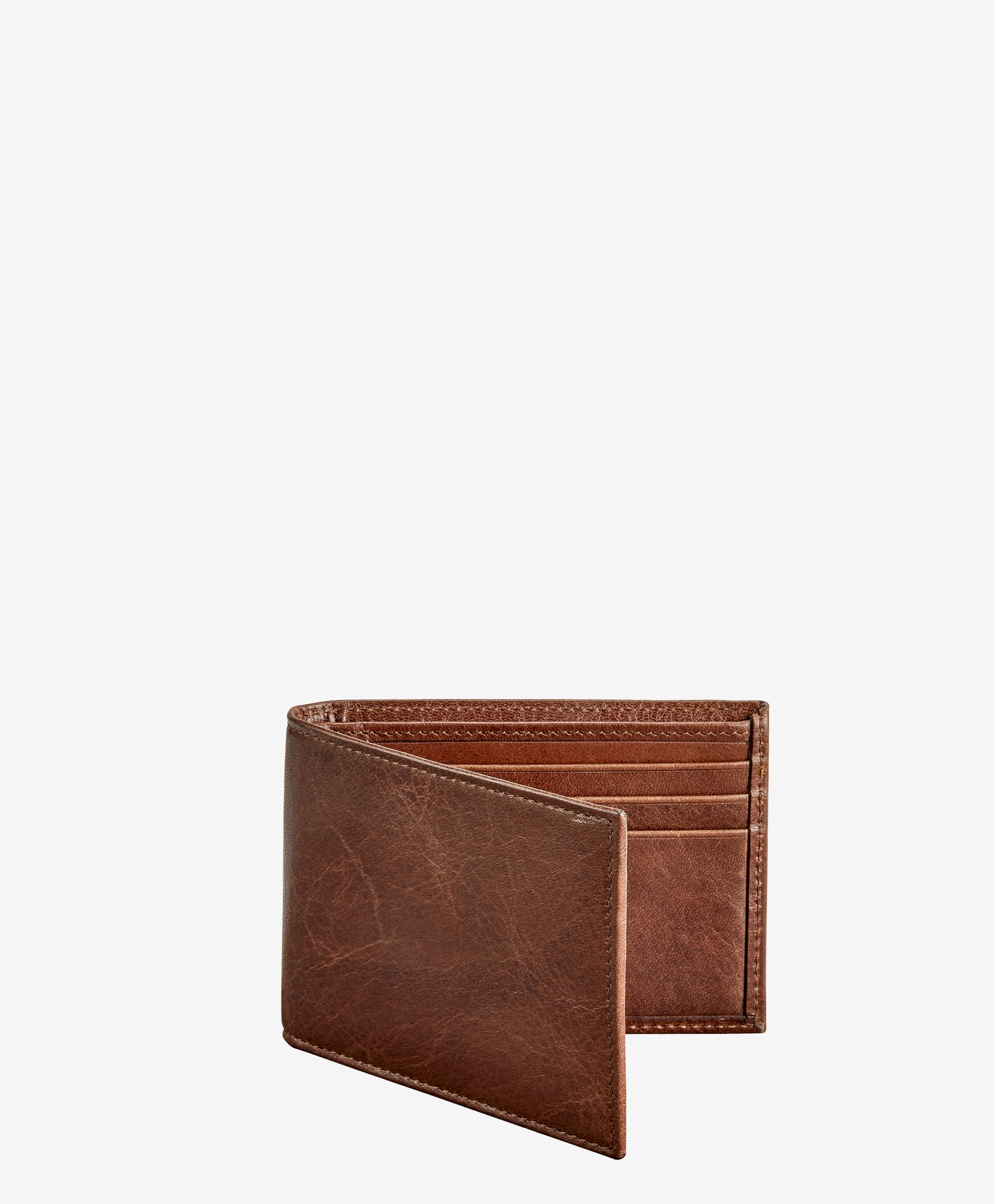 Slim Wallet | Brown Leather