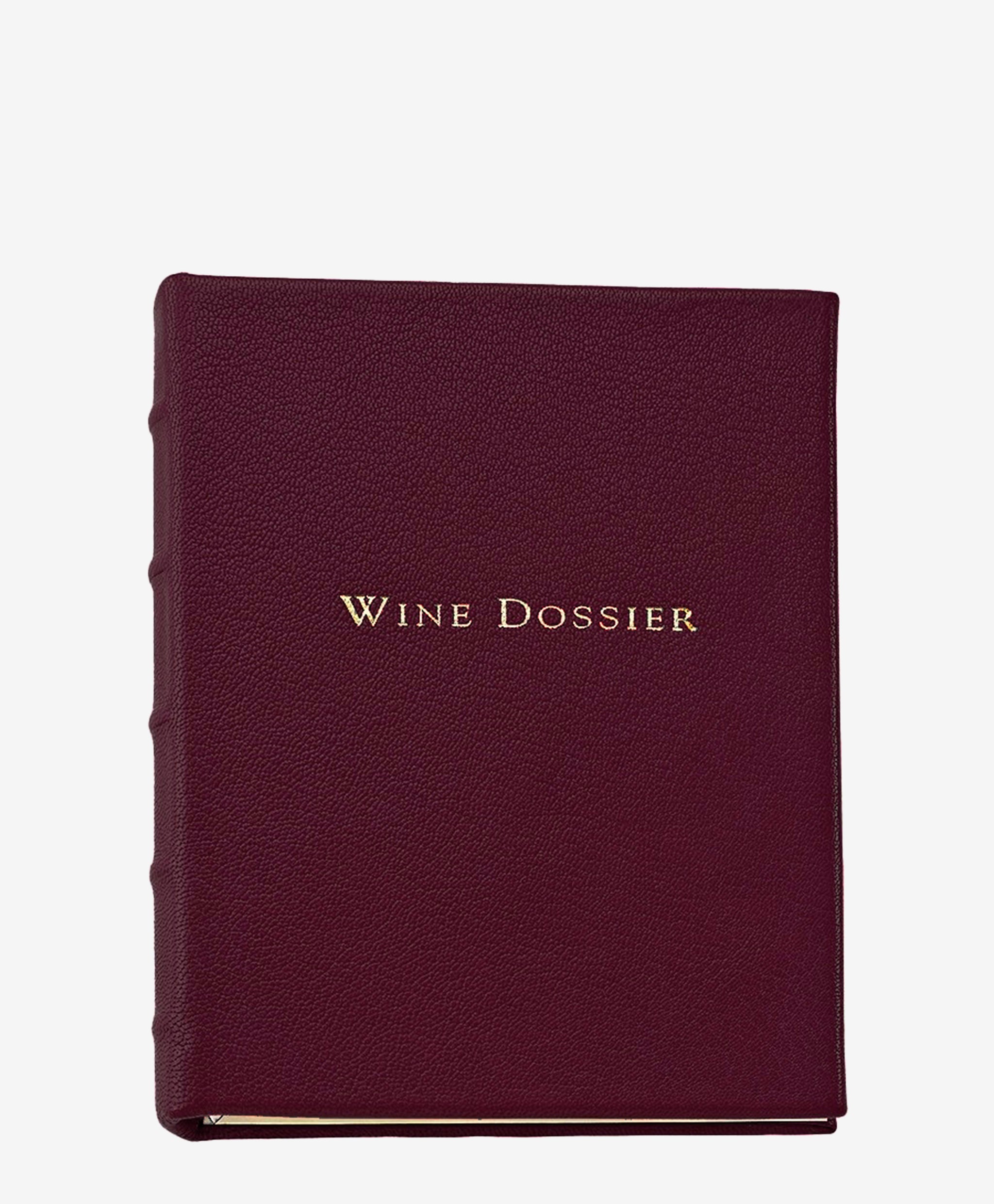 Wine Dossier | Garnet Goatskin Leather