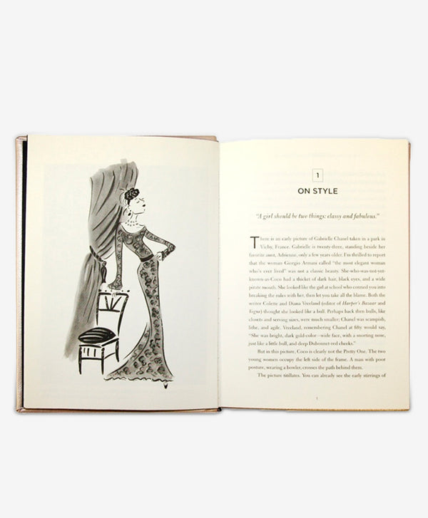 Coco Chanel Book | White Bonded Leather