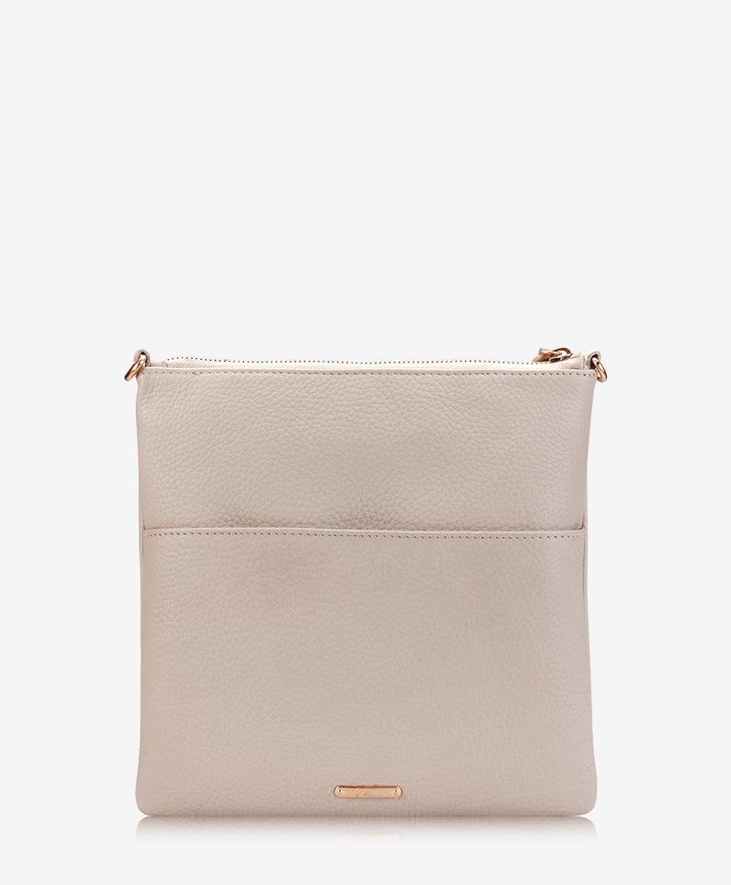 Kit Messenger Bag | Beechwood Pebble Grain Leather